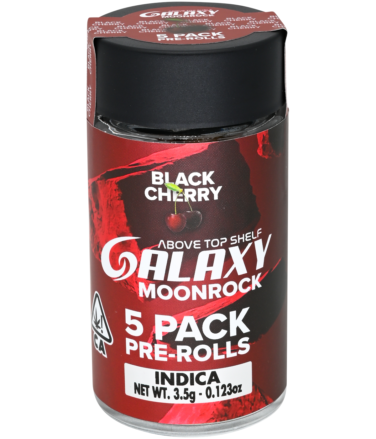 GALAXY: BLACK CHERRY MOONROCK 3.5G PRE-ROLL 5PK - #1 Vent...