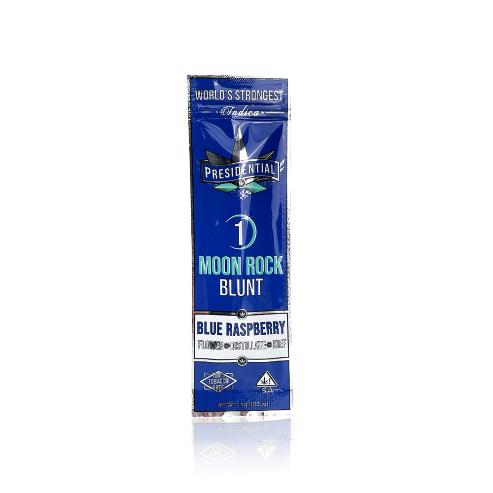 PRESIDENTIAL - Infused Preroll - Blue Raspberry - Moon Rock Blunt - 1 ...