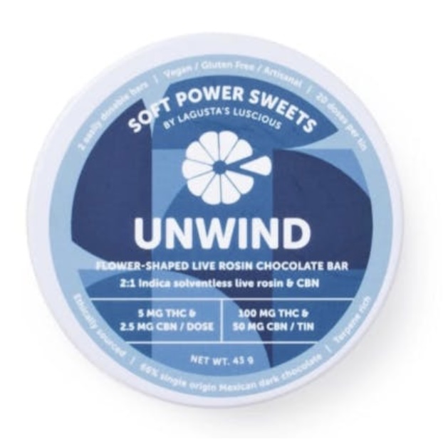 Soft Power Sweets | Unwind | Dark Chocolate Bars | 2:1 CB...