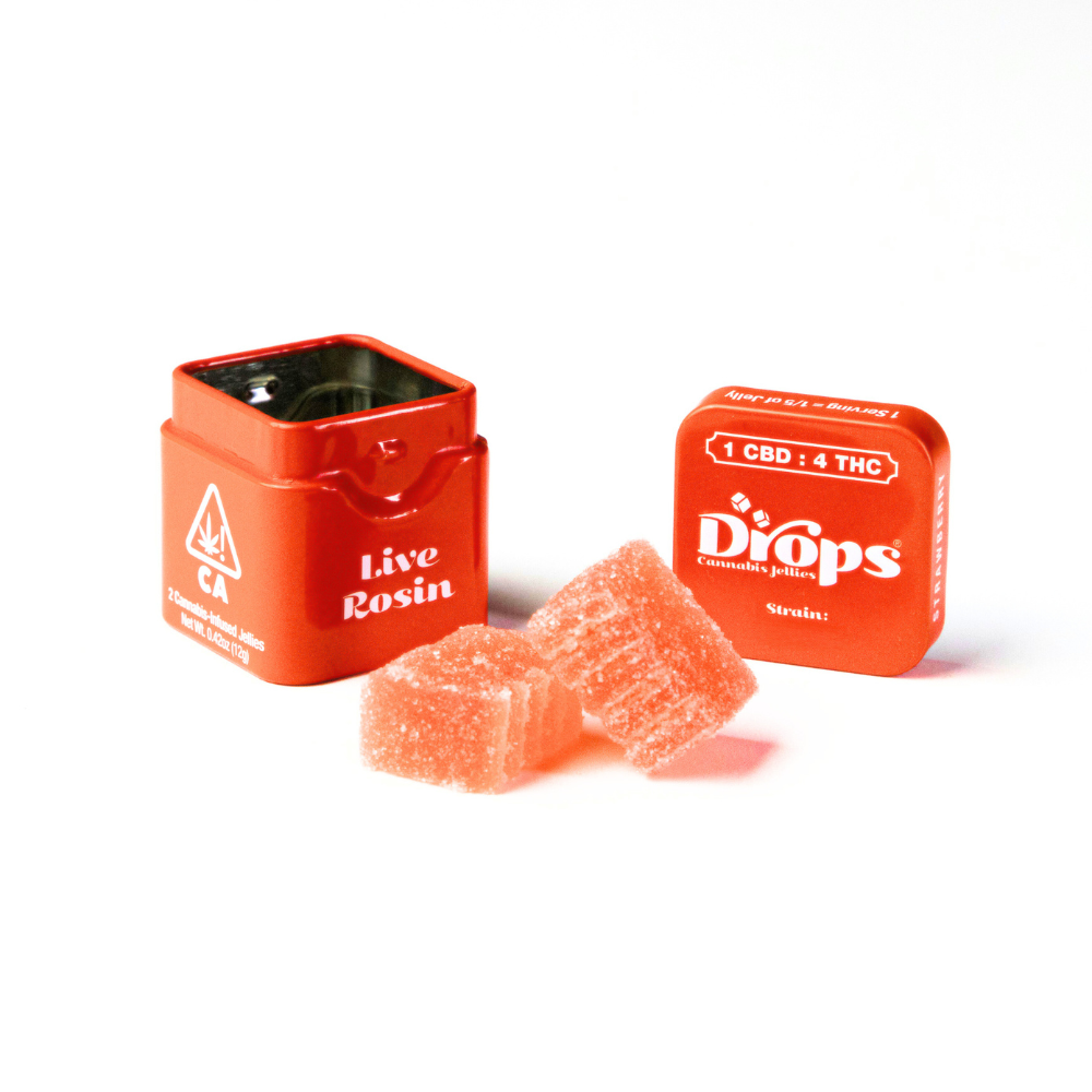 125mg 1:4 CBD:THC Strawberry Gummies (Sour Strawberry) (1...