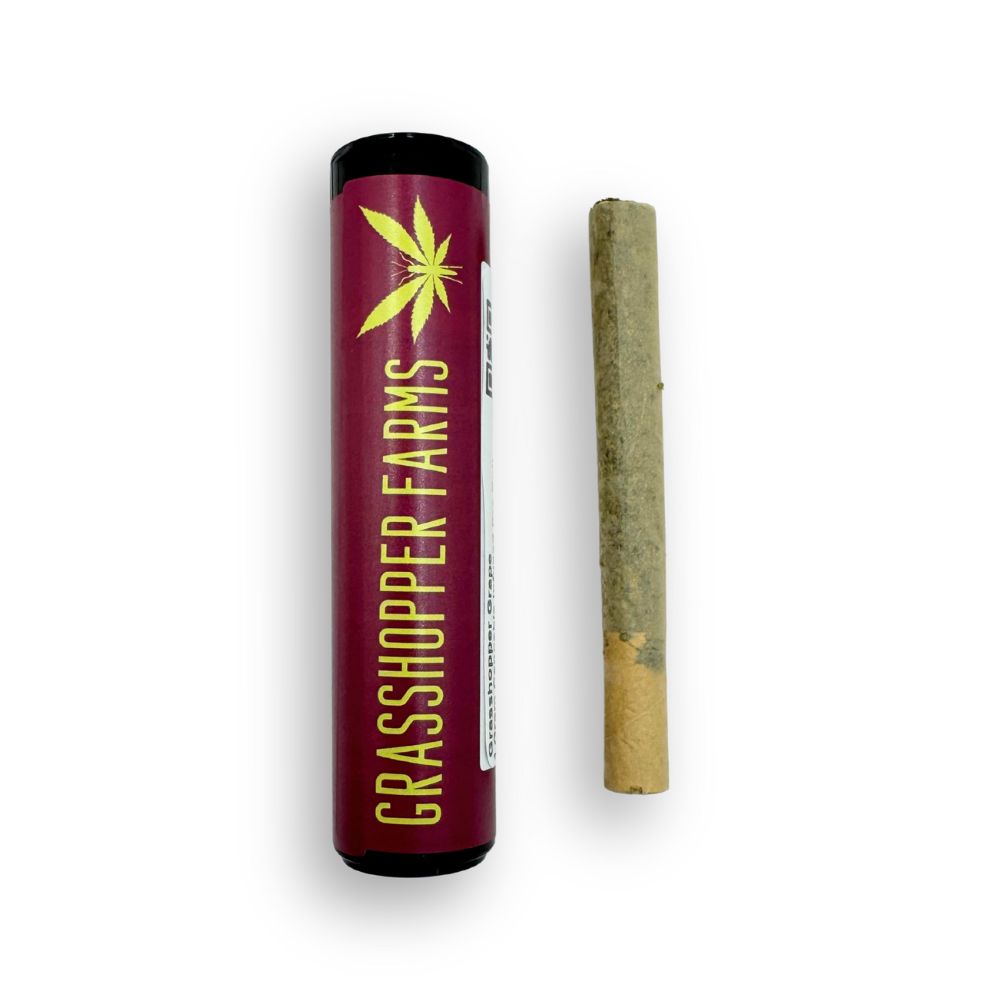 GG3 1g Resin Infused Preroll - GRASSHOPPER FARMS - Alma M...