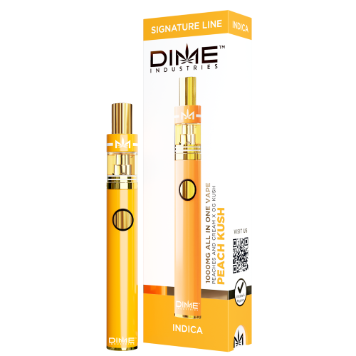 DIME INDUSTRIES: Peach Kush Signature 1g Disposable Vape ...