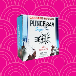 PUNCH - Edible - Sugar-Free Milk Chocolate - Punch Bar - 100MG ...