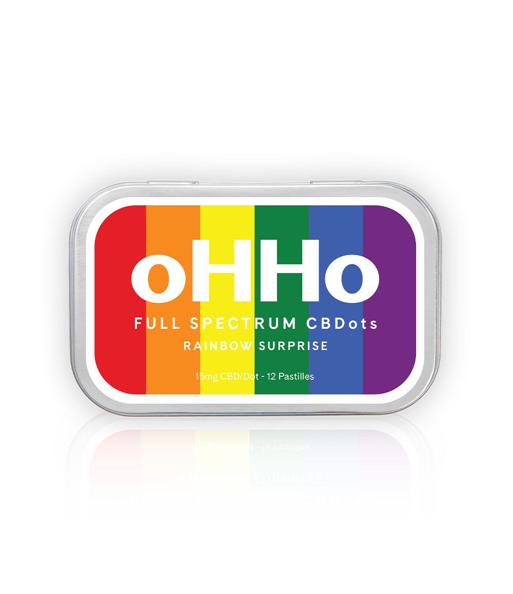oHHo - Rainbow CBDot Tin - 15mg - CBD - Housing Works Can...