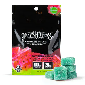 Heavy Hitters Gummy Pack Watermelon Spark $22 - Los Angeles Cannabis ...