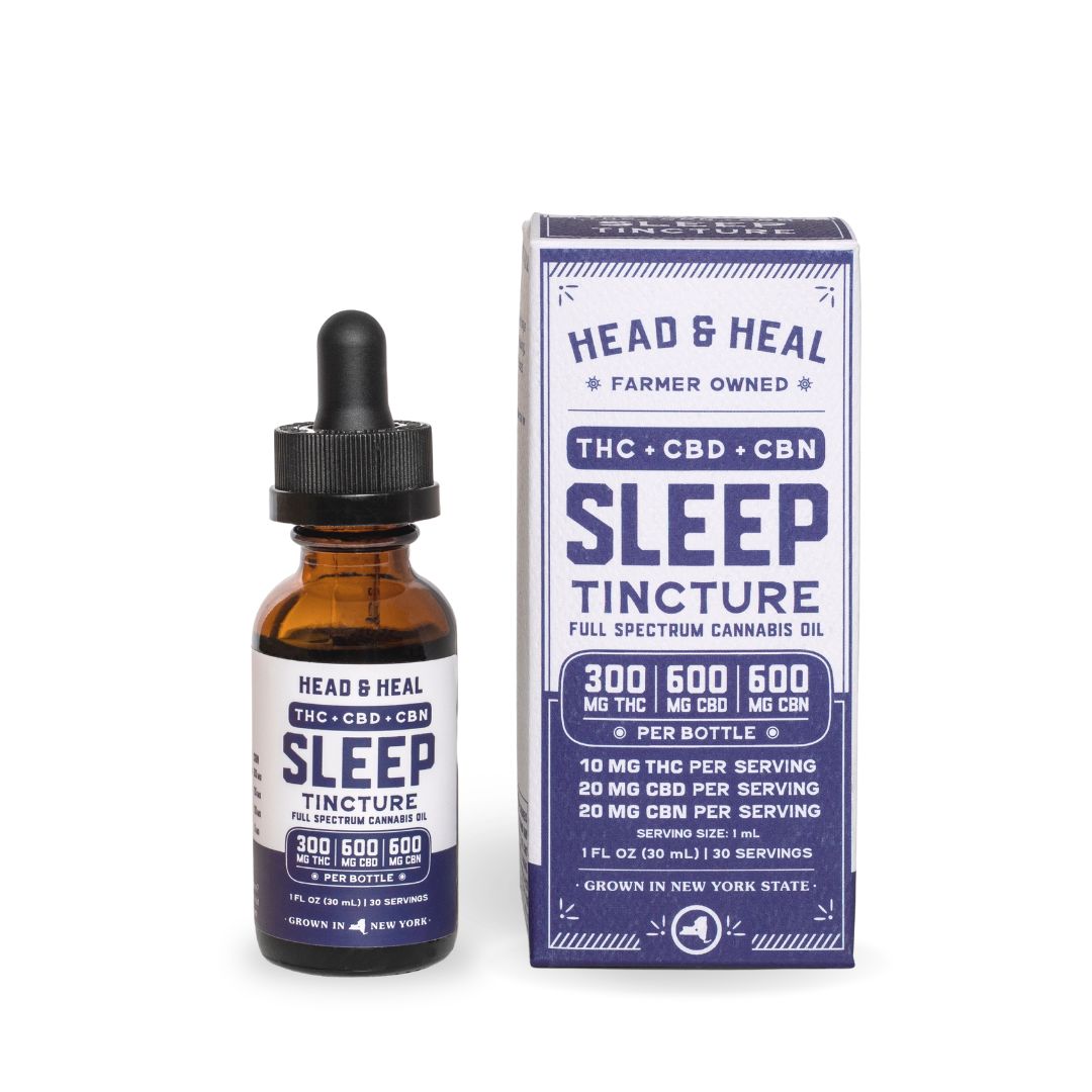 Head & Heal | Sleep 2:2:1 (CBD:CBN:THC) - 300mg Tincture ...