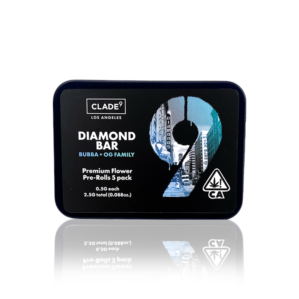 CLADE 9 - Preroll - Diamond Bar - 5-Pack - 2.5G - Tropica...