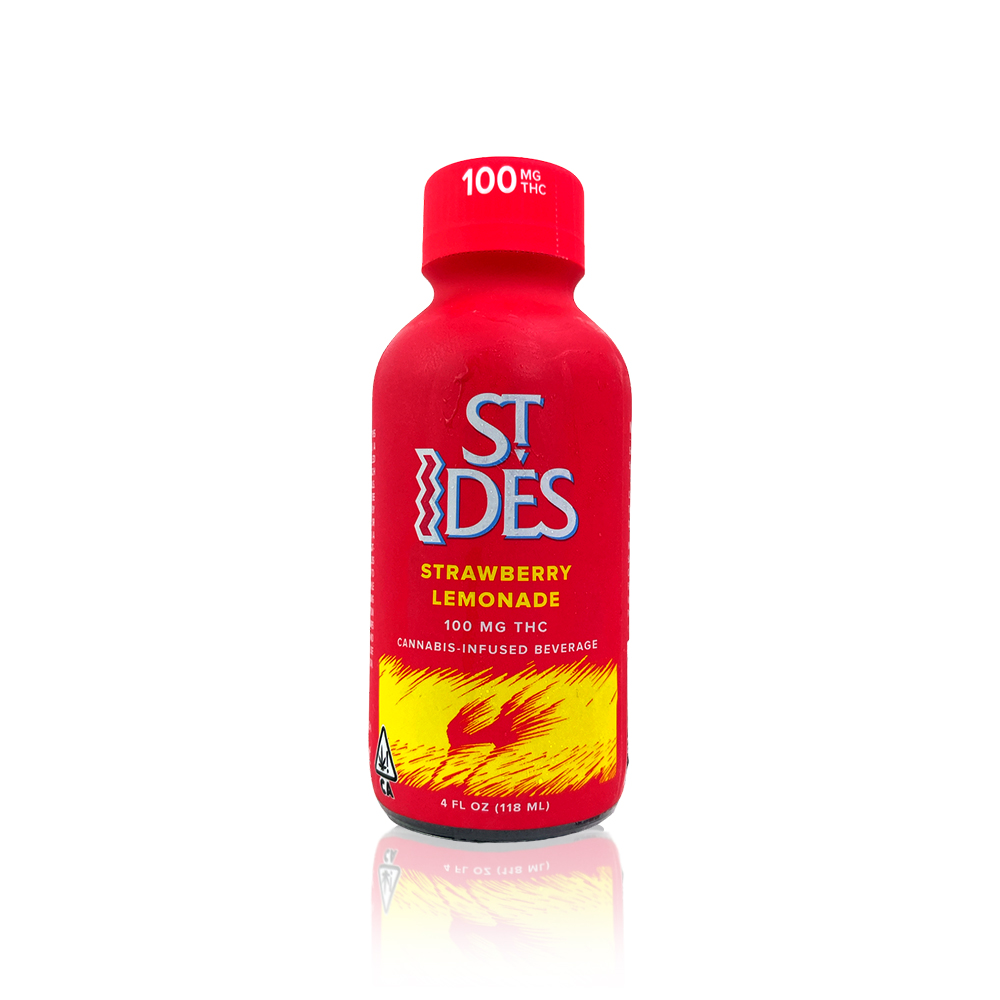ST IDES - Drink - Strawberry Lemonade - 4oz Shot - 100MG - Tropicanna ...