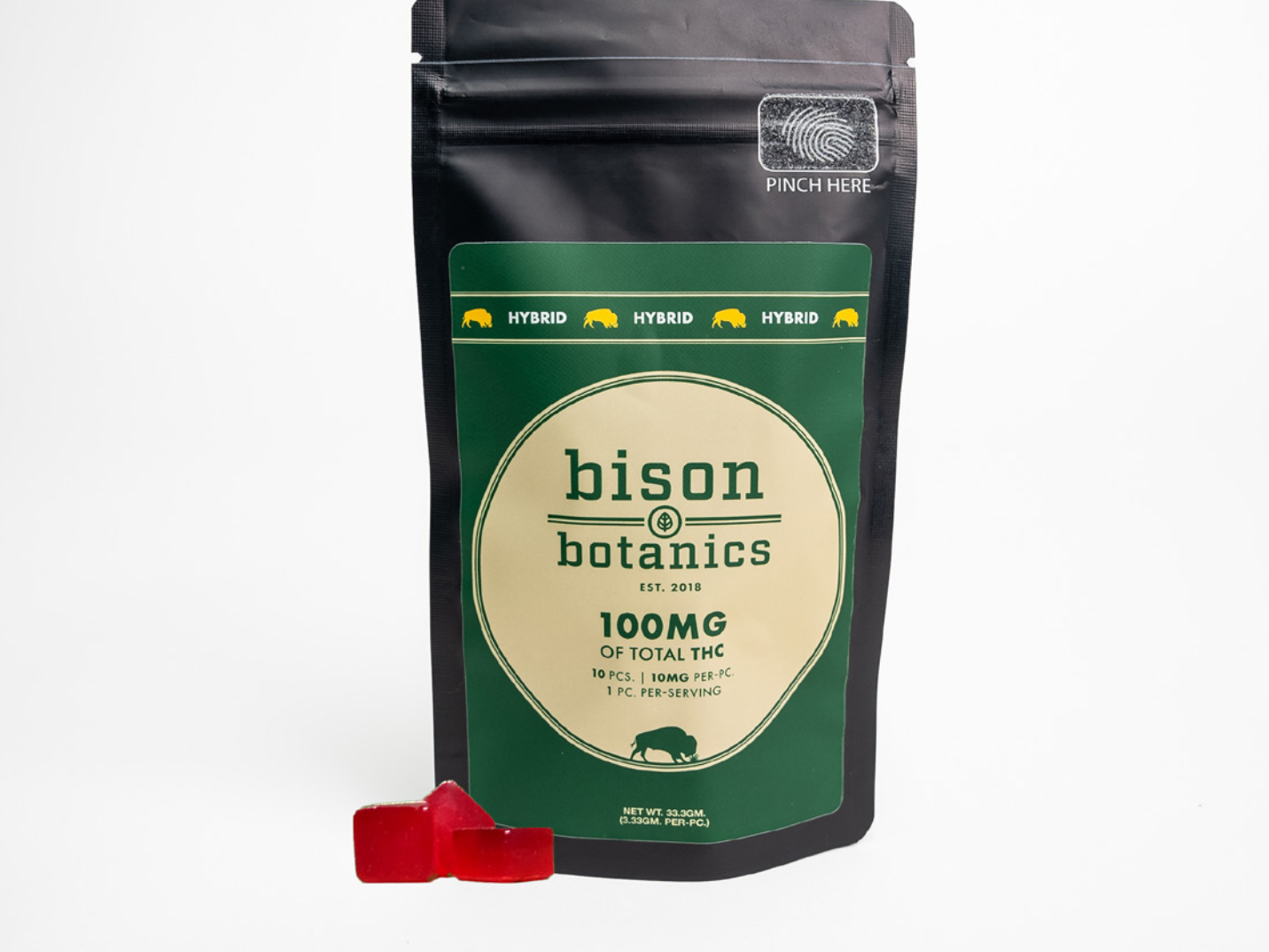 Bison Botanics - Raspberry Kush - 100mg - Housing Works C...