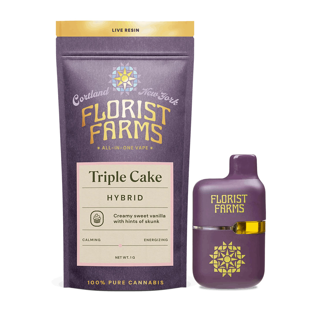 Florist Farms - Triple Cake - Live Resin Tank - 1g - AIO ...