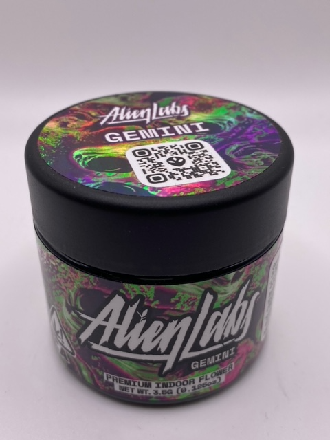 Gemini 3.5g Jar - Alien Labs - Premium Cannabis - Enjoy the Farm Coco Farms
