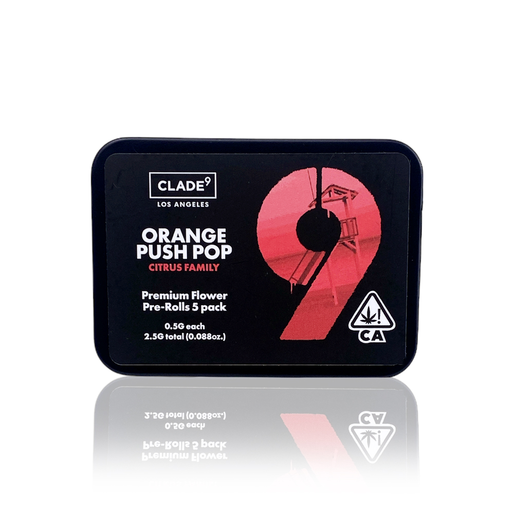CLADE 9 - Preroll - Orange Push Pop - 5-Pack - 2.5G - Tro...