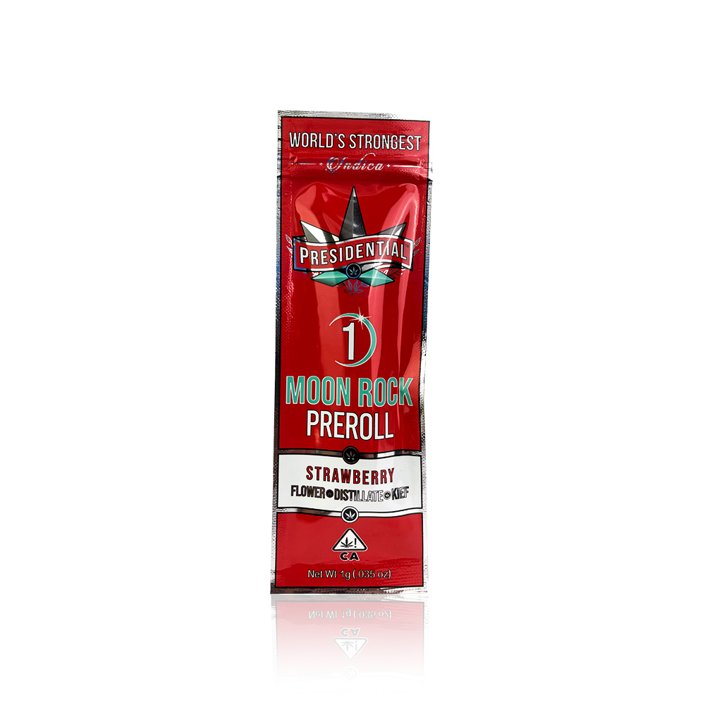 PRESIDENTIAL - Infused Preroll - Strawberry - Moon Rock Joint - 1G ...
