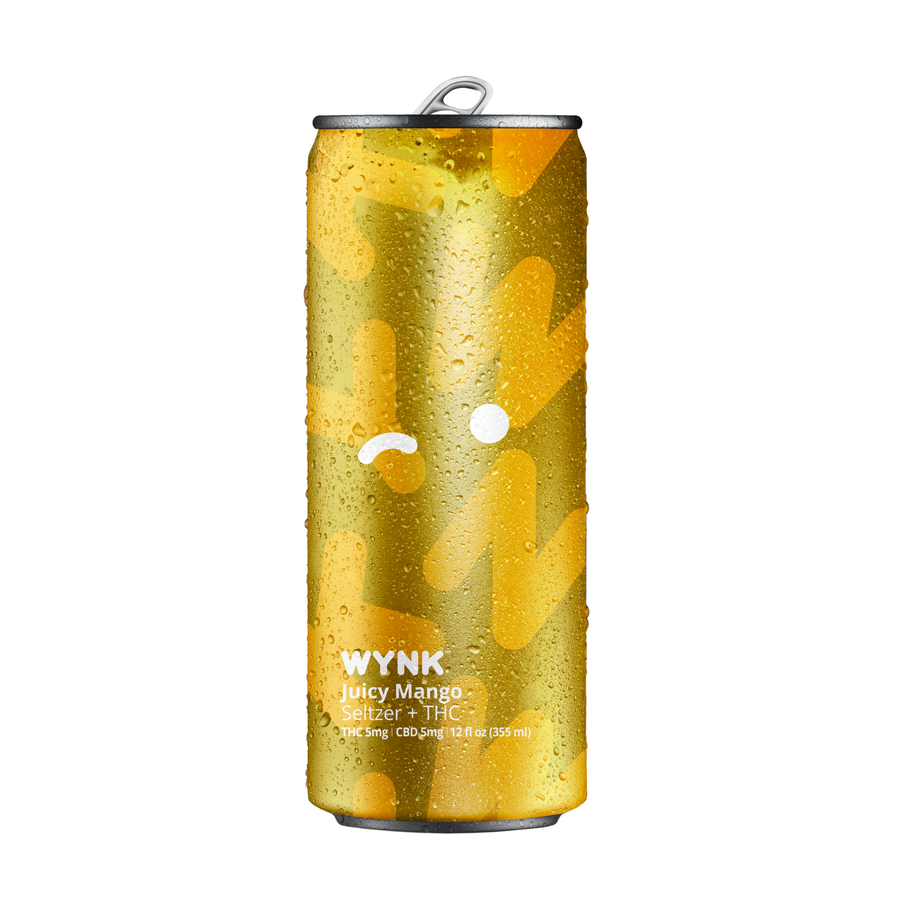 Wynk - Juicy Mango - Seltzer + THC + CBD -12 fl oz - Dri...
