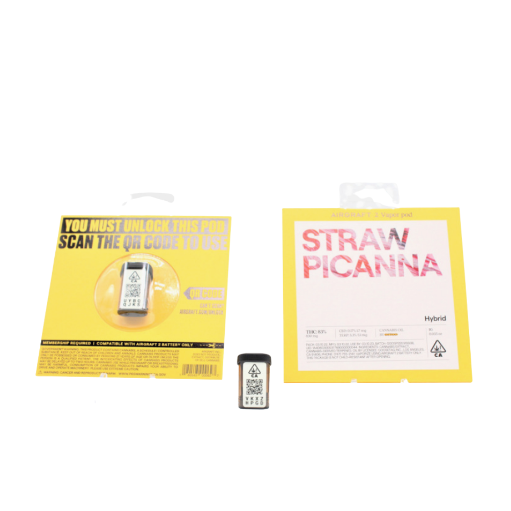 1g Strawpicanna (GETGO Airgraft Pod) - Sacramento Cannabis Dispensary ...