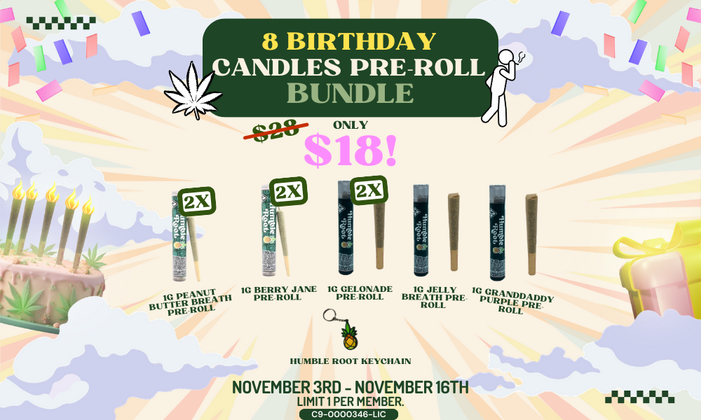 8 Birthday Candles Pre-Roll Bundle - Sacramento Cannabis ...