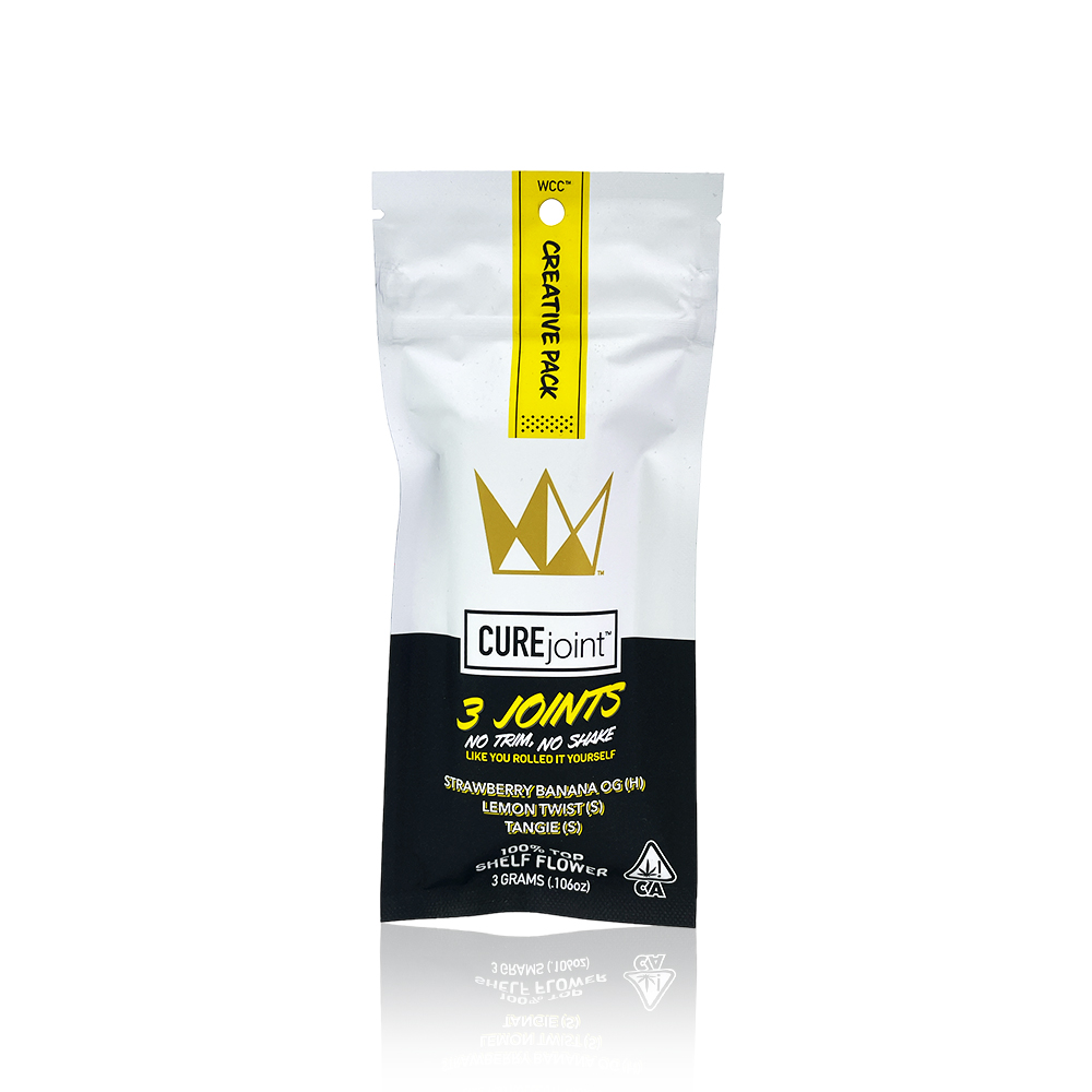 WEST COAST CURE - Preroll - Creative Pack - 3-Pack - 3G