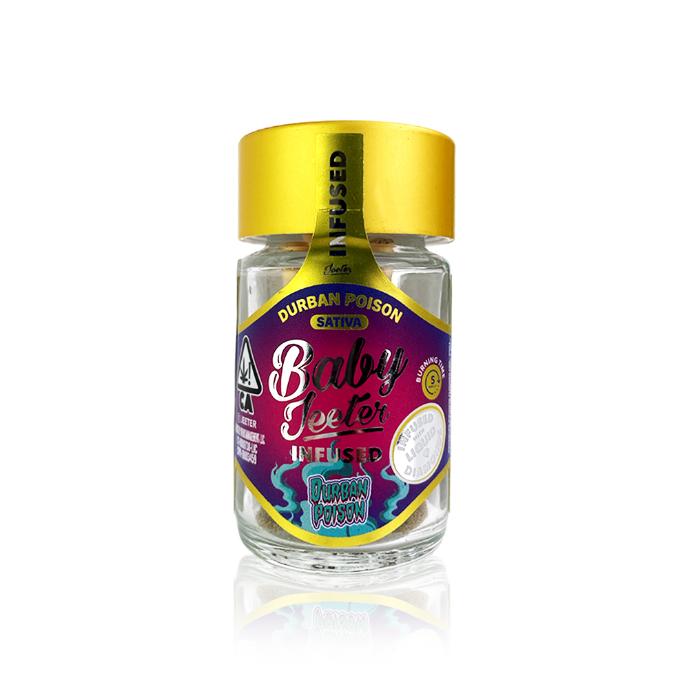BABY JEETER - Infused Preroll - Durban Poison - Liquid Di...