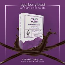 Chill - 1:1 CBD Acai Berry Blast 100mg - San Bernardino D...