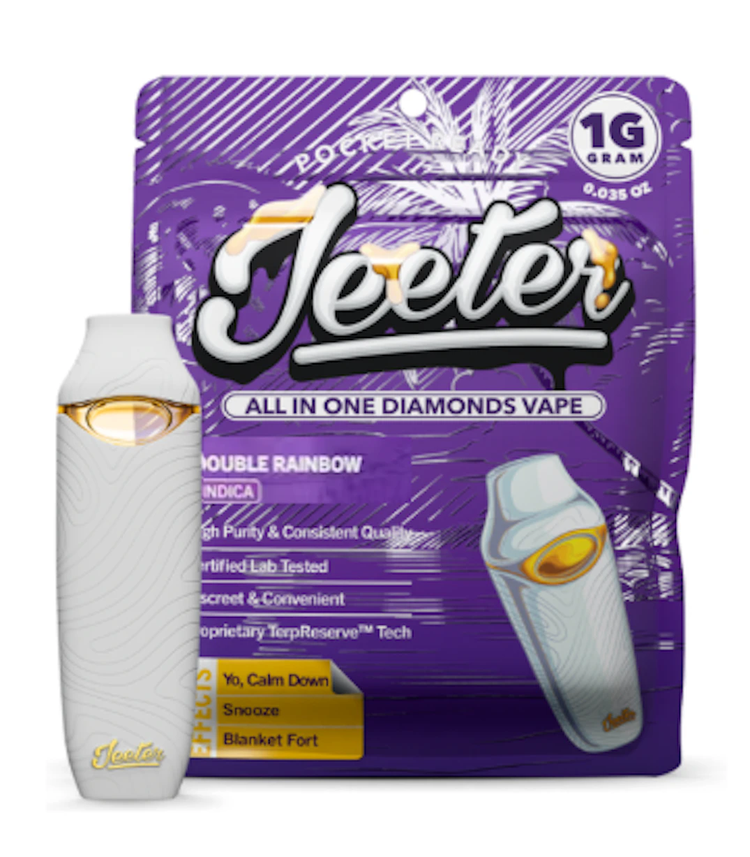 JEETER AIO: Double Rainbow 1g Premium Liquid Diamonds AIO...