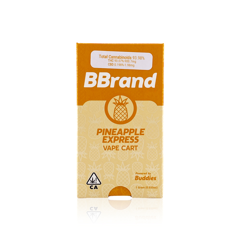 BUDDIES - Vape Pen - Pineapple Express - BBrand - 1G - Tr...