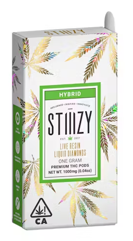 STIIIZY: Pink Runtz 1g Live Resin Liquid Diamonds Pod (H)...