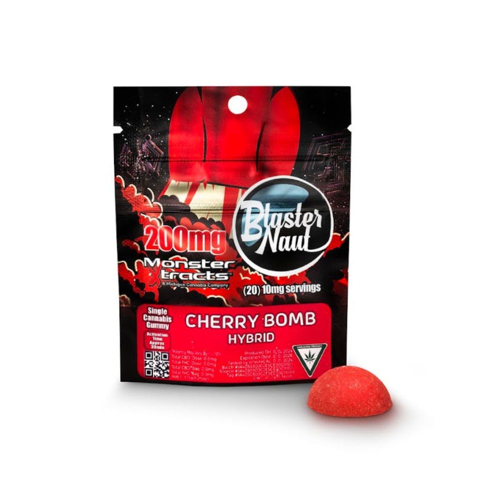 Cherry Bomb Blaster Naut 200mg Gummy (1x200mg) - MONSTER ...