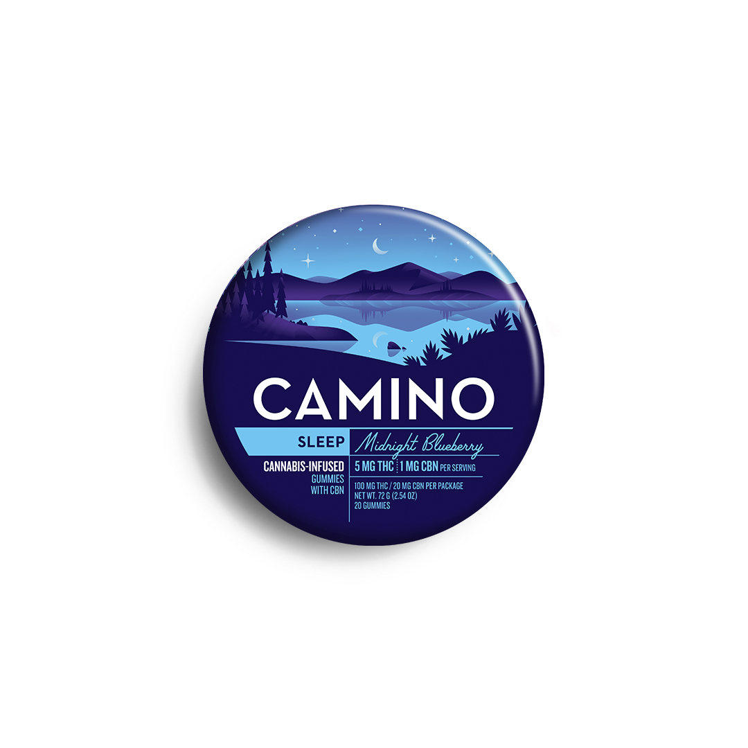 Camino | Midnight Blueberry | 20pk 100mg Gummies - Upstat...
