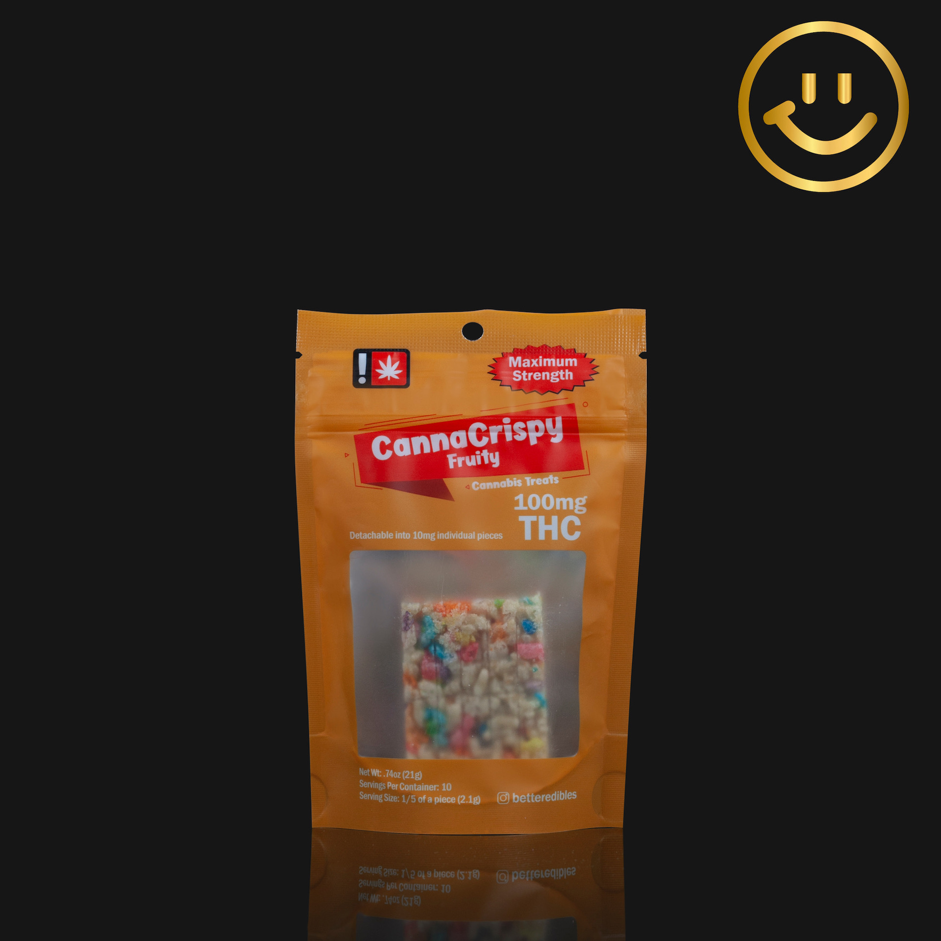 Better Edibles | Fruity Cannacrispy | 100mg - Potmates