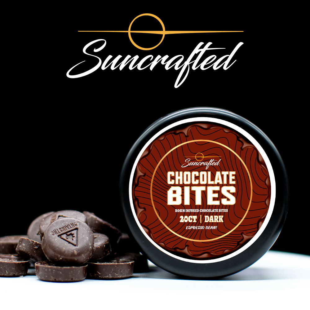 Dark Chocolate Espresso Bites - 100mg - HHG - Suncrafted ...