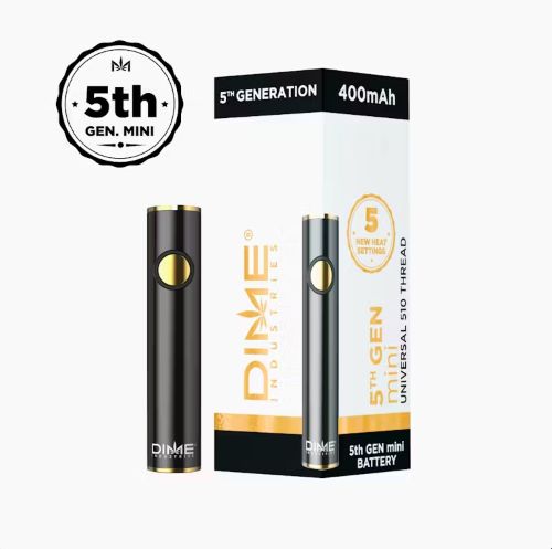 DIME INDUSTRIES: Black Mini Battery - 5th Generation - Be...