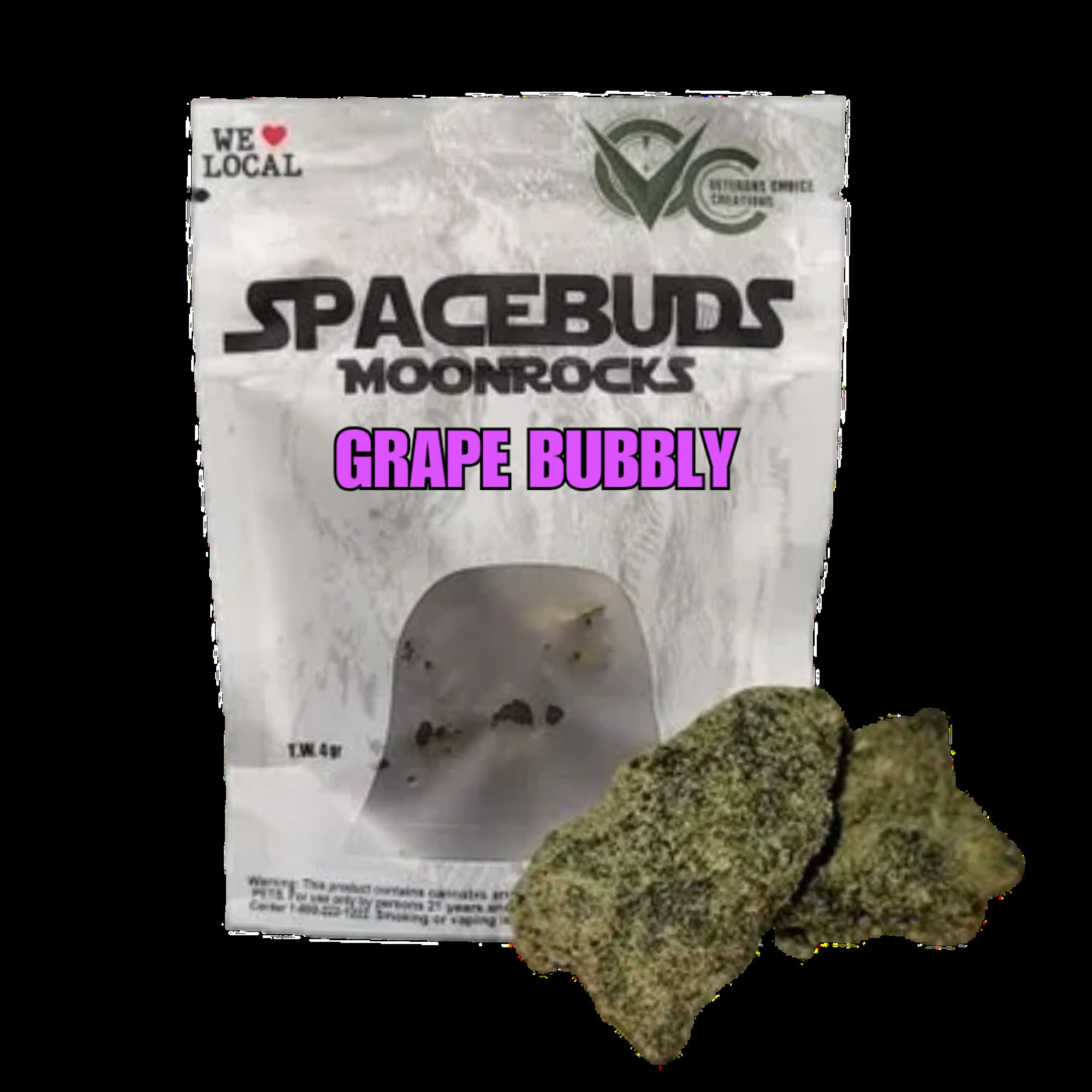 VCC - Spacebuds Moonrocks - Grape Bubbly - 4g - Legacy Di...