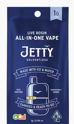 Jetty 1g Monkey Bread Solventless AIO Disposable - Sacred...