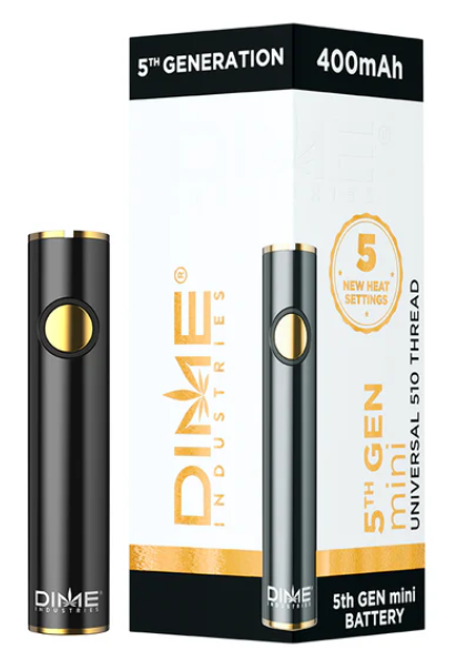 DIME INDUSTRIES: Black Mini Battery - 5th Generation - Be...