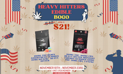 Heavy Hitters Edible BOGO - Sacramento Cannabis Dispensar...