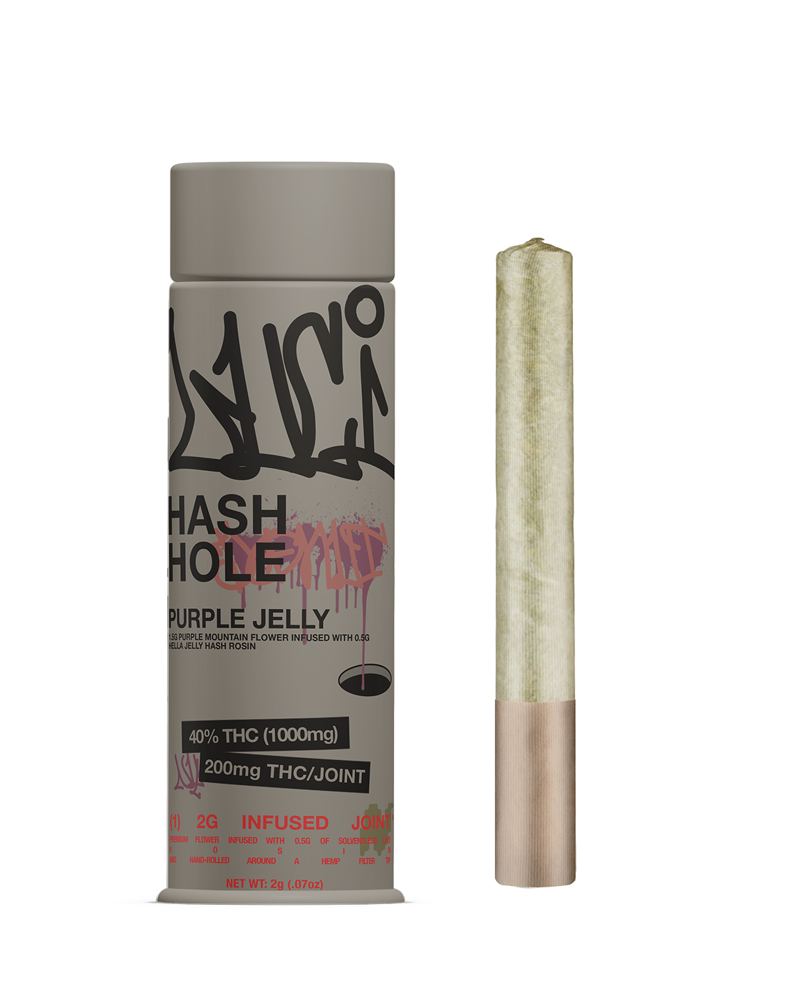 No Wave | Hash Hole Purple Jelly | 2G Infused Preroll - U...