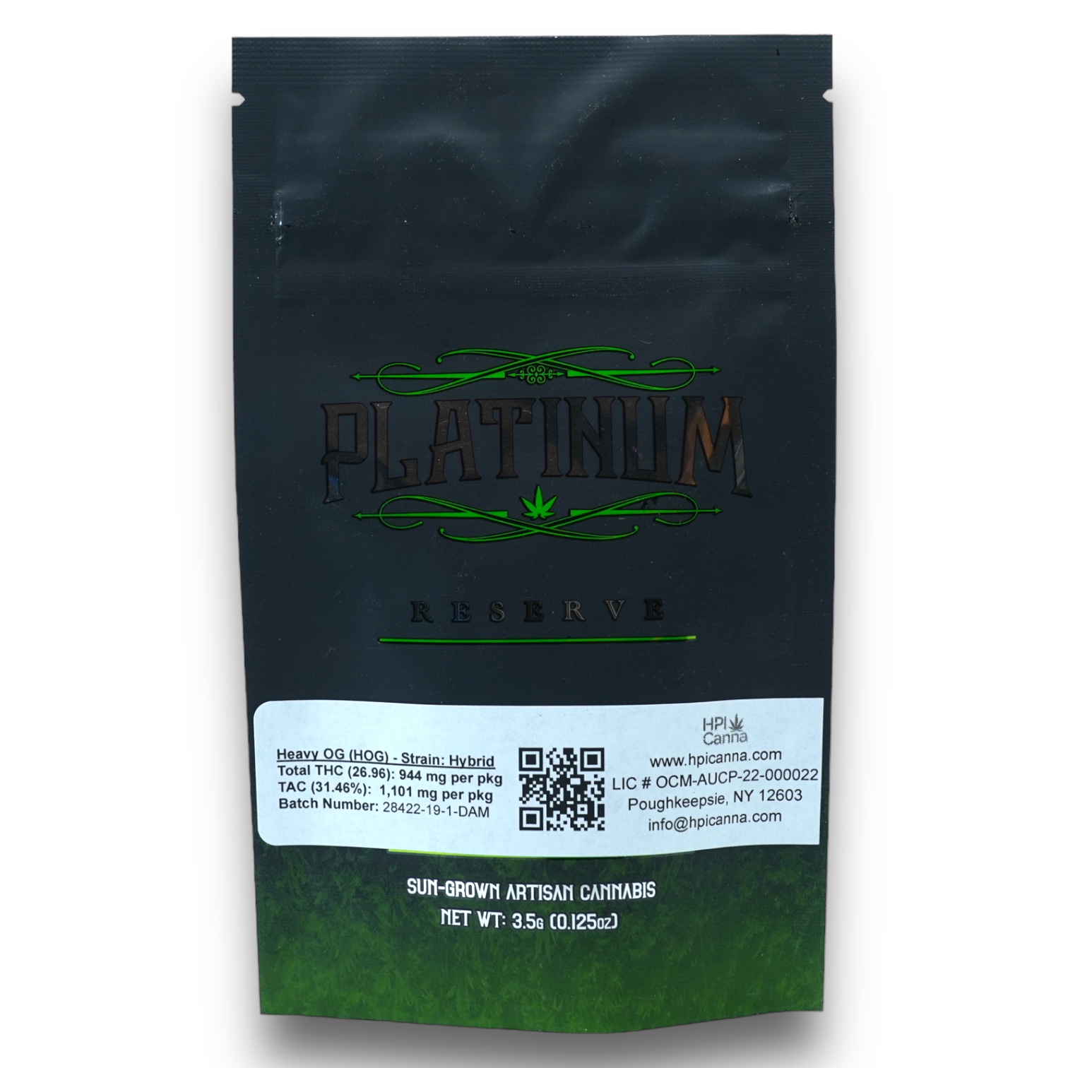 Platinum Reserve - Heavy OG - 3.5g - Flower - Housing Wor...