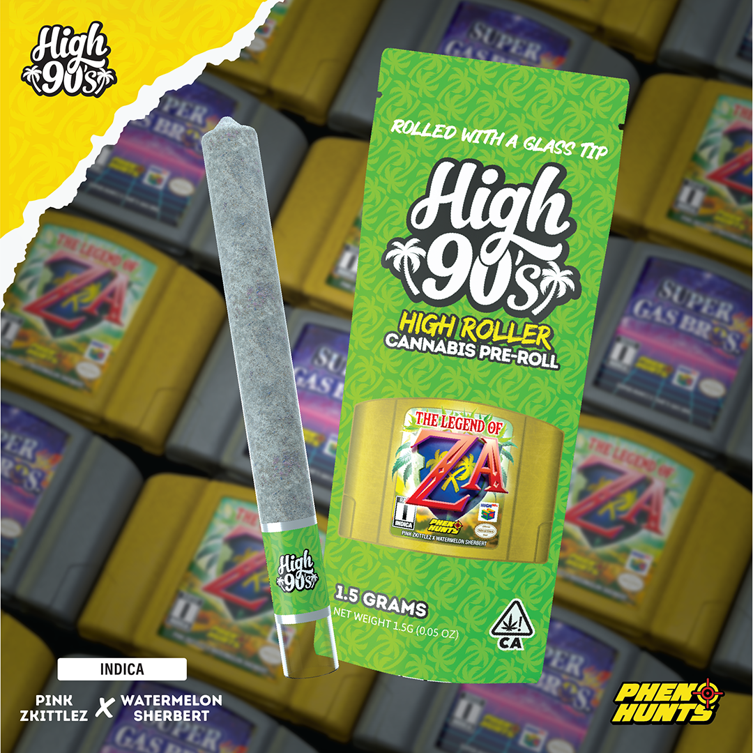 High 90's: The Legend of ZA 1.5g Pre-roll - #1 Venice Dis...