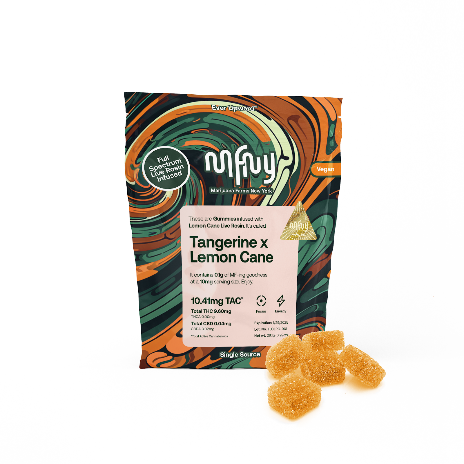 MFNY - Live Rosin Gummies - Tangerine x Lemon Cane #5 - 1...