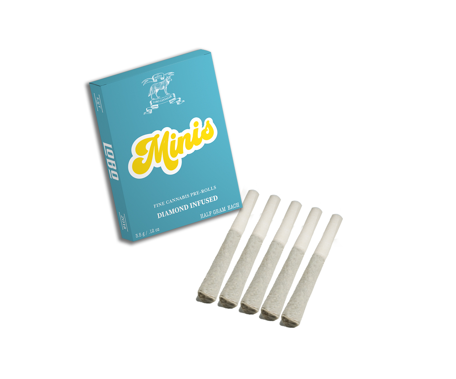 Lobo - Orange OG - Minis 5-pack half gram infused joints ...