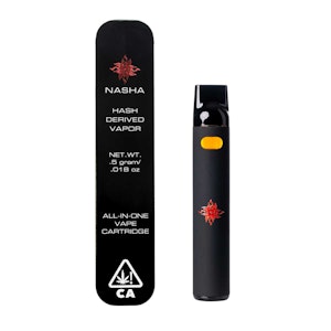 Nasha Honey Banana Indica Hash Live Rosin Disposable Vape...