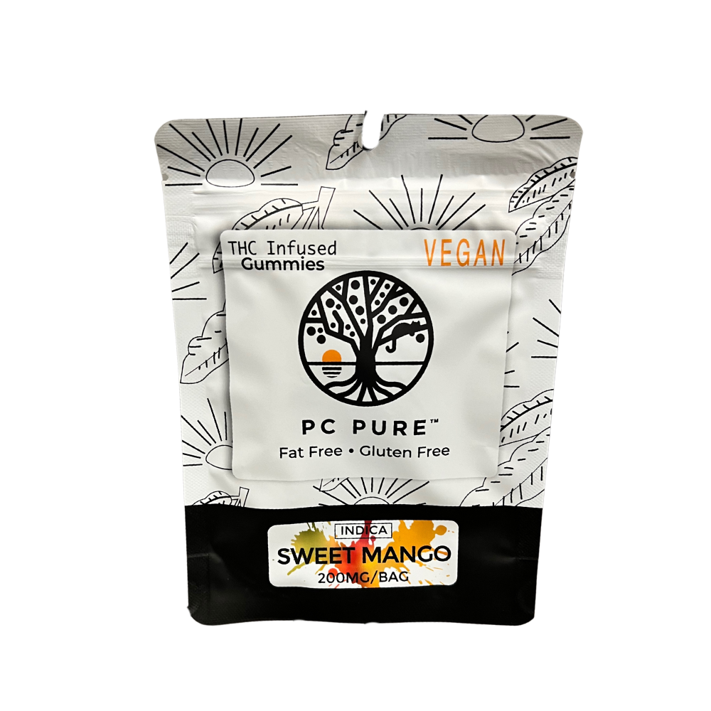 Sweet Mango 200mg Gummies (10x20mg) - PC PURE - Alma MI C...