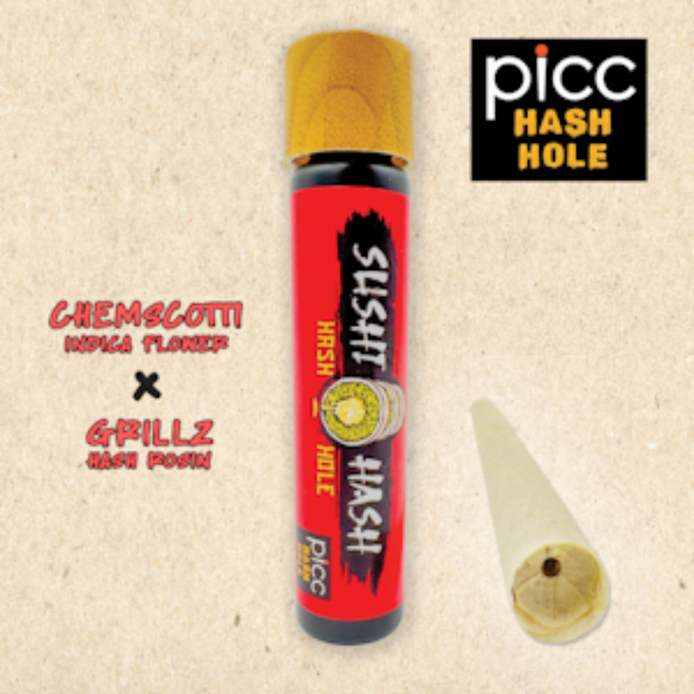 Picc | Sushi Hash | Chemscotti x Grillz Rosin | Hash Hole...