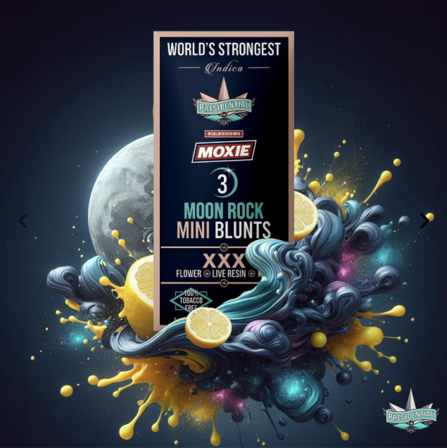 Presidential - 3Pk XXX Moon Rock Mini Blunts 2.1g - Home ...