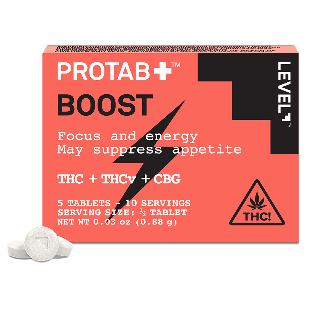 Level - Protab+ Boost 5pk - 100mg - Edible - Housing Work...