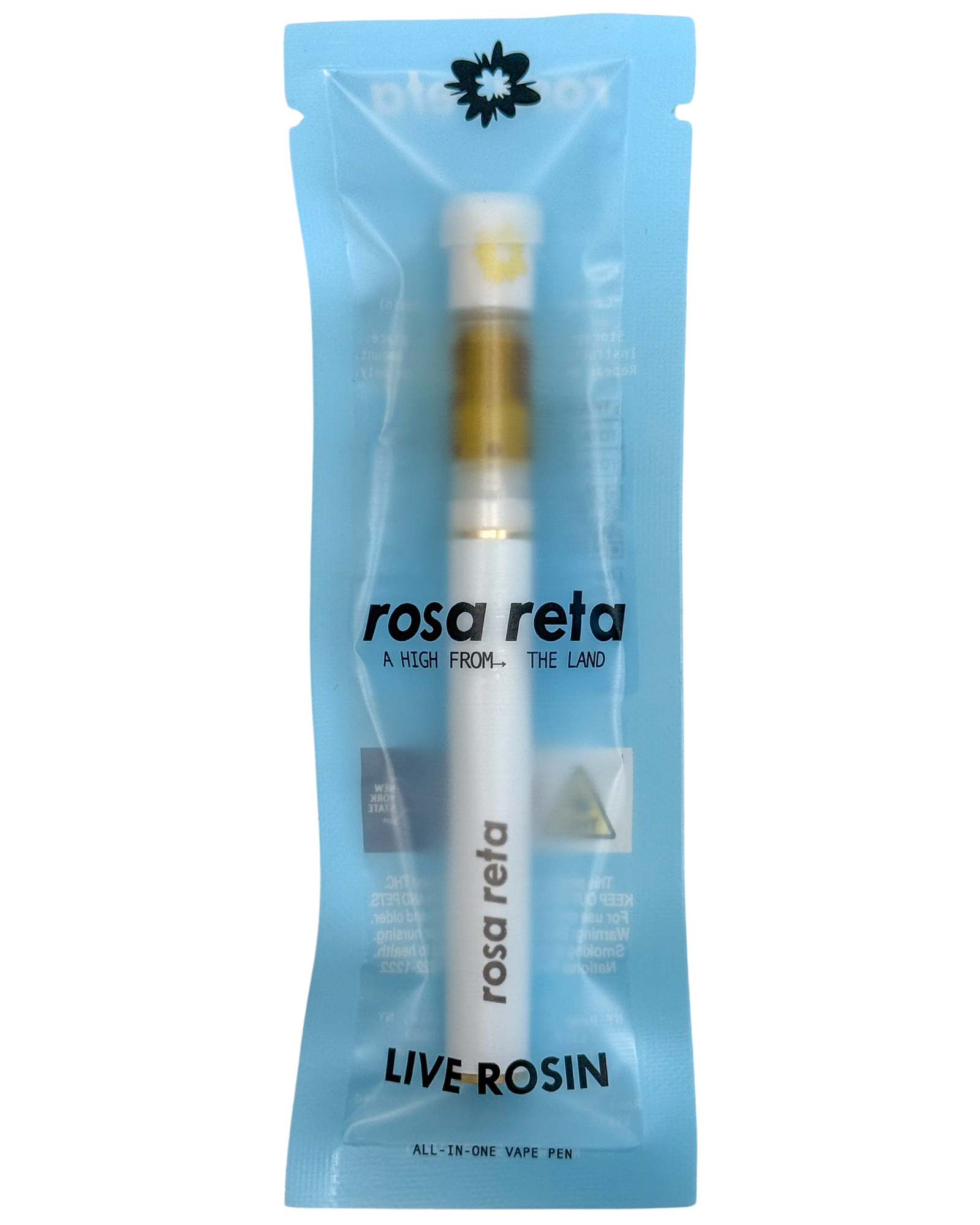Rosa Reta - AYO - Live Rosin .5g AIO - Vape - Housing Wor...