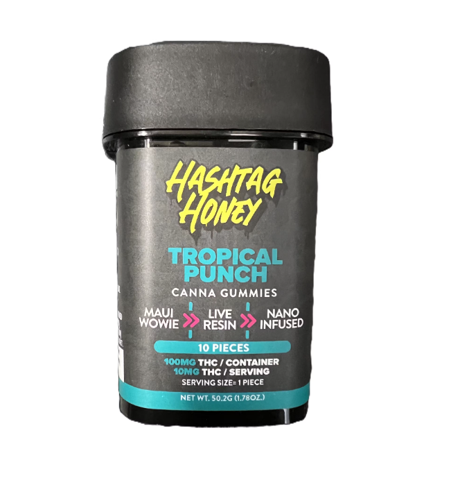 Tropical Punch 10mg Gummies 10 Pack | Hashtag Honey - NYC...