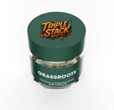Triple Stack -Indica- 34.99% THC | 3.5g Jar (Flower) | Gr...