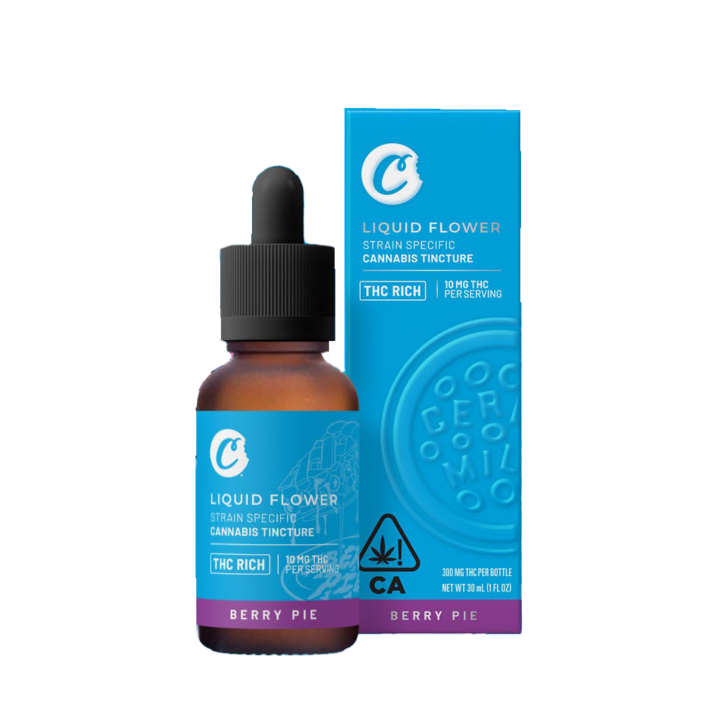 300mg Berry Pie Liquid Flower Tincture (30mL) - Cookies