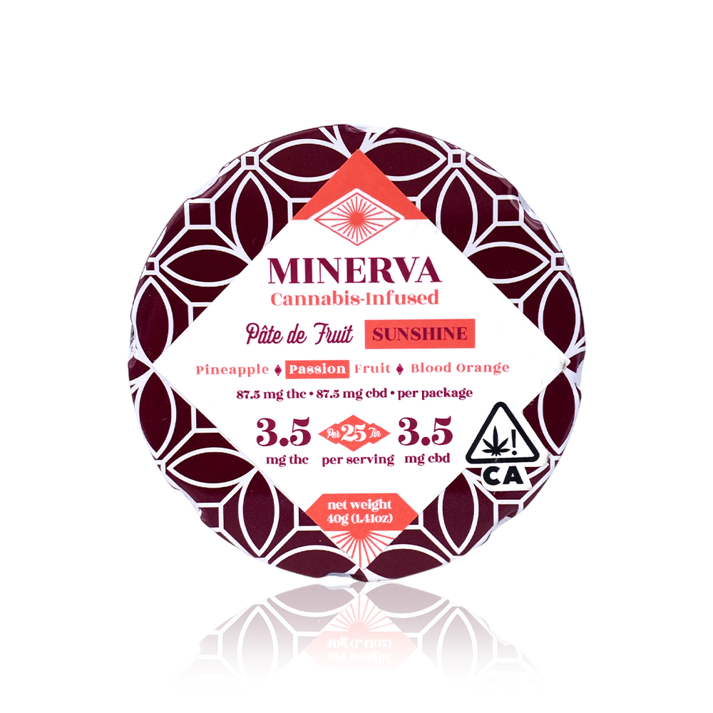 MINERVA - Edible - Sunshine - 1:1 - Pate de Fruit - 3.5MG...